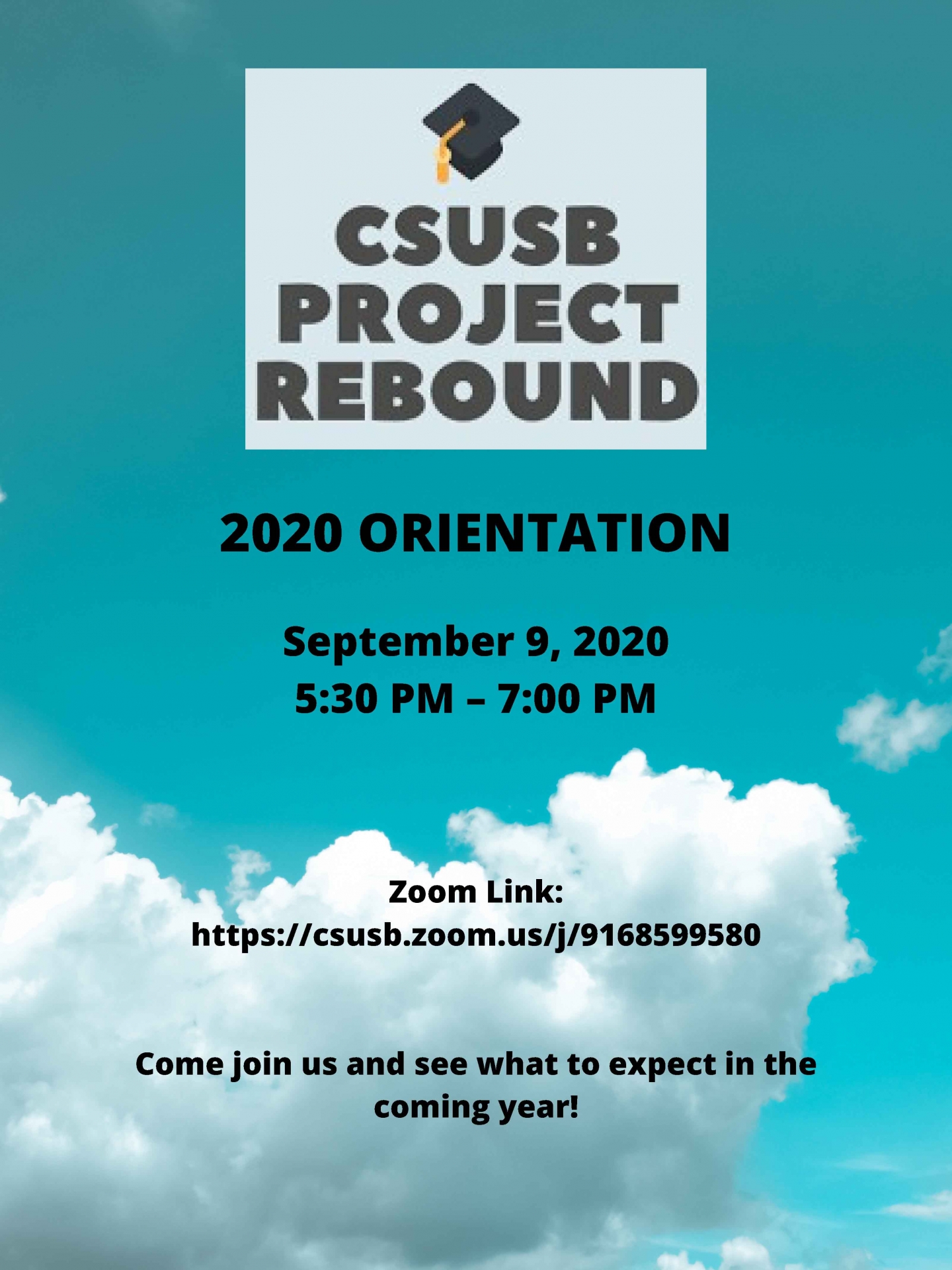 Orientation session set for Project Rebound on Wednesday, Sept. 9 | CSUSB News | CSUSB